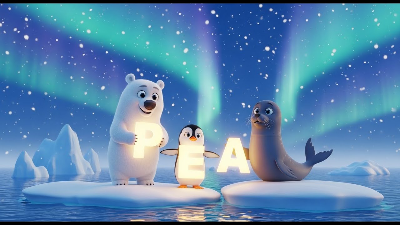 Learn A to Z with Arctic Animals ️🐧🐻‍ ️ | ABC Song for Kids | Alphabet ...