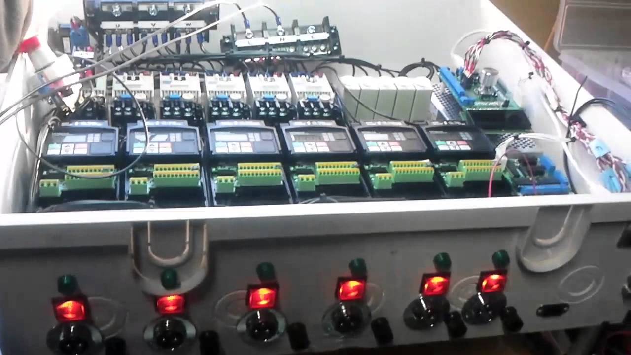 AMC1280 6dof VFD BOX test.3GP - YouTube