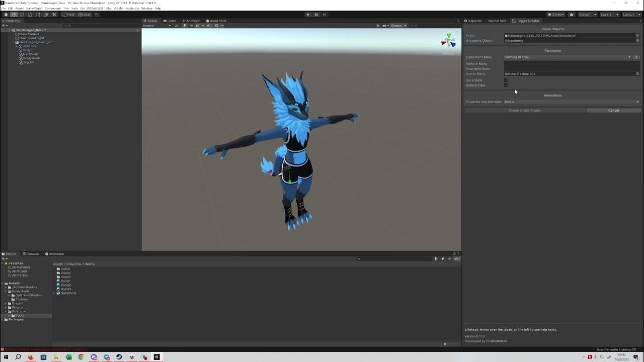 VRChat Toggle Assistant Unity 10/2023 - YouTube