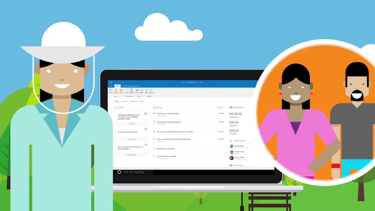 Introducing Office 365 Outlook Customer Manager - YouTube
