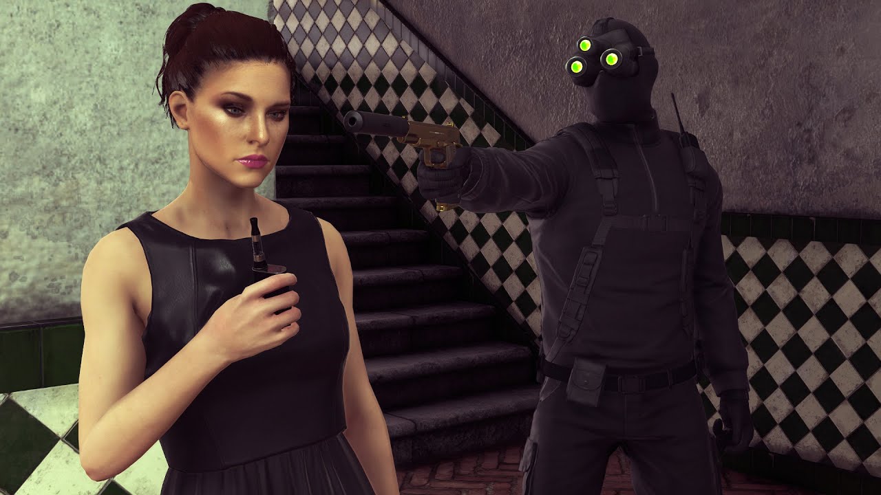 HITMAN Splinter Cell Goldballer Kill Everyone Daytime Landslide - YouTube