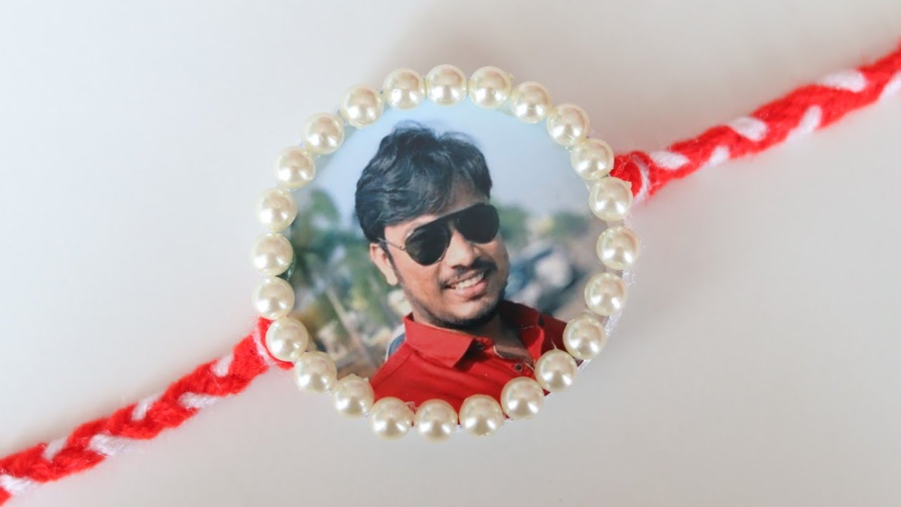 How To Make Rakhi | DIY | Handmade Rakhi | Photo Rakhi | Rakhi Making ...