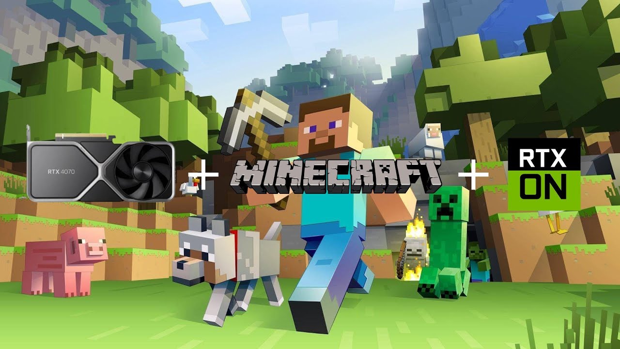 Minecraft RTX in 4k RTX 4070 + i5-13400f - YouTube