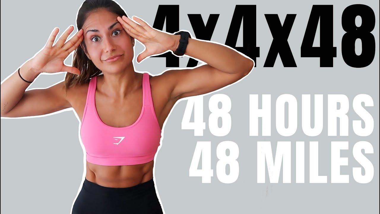 I ATTEMPTED 4X4X48 DAVID GOGGINS CHALLENGE! Running 4 miles every 4 ...