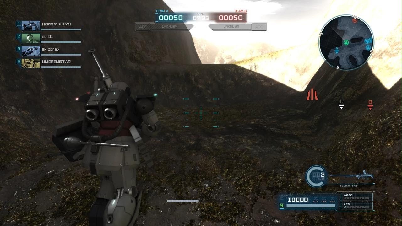 MOBILE SUIT GUNDAM BATTLE OPERATION 2 - GM Camouf - (5v5 Ace Match ...