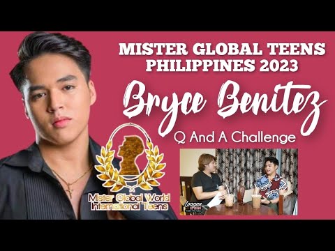 Mister Global Teens Philippines 2023 Bryce Benitez (Q&A Challenge) - YouTube