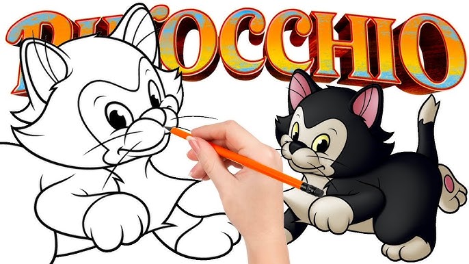 Pinocchio Figaro Coloring