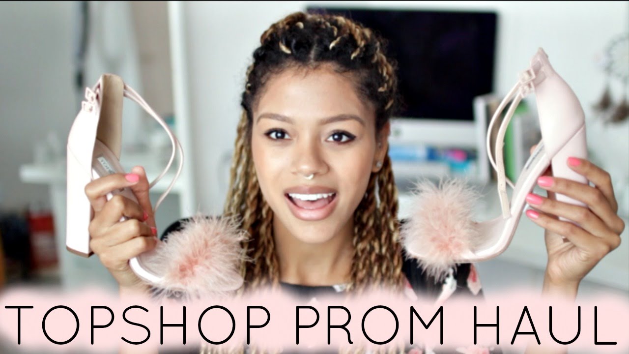 TOPSHOP PROM HAUL | Tasha Green - YouTube
