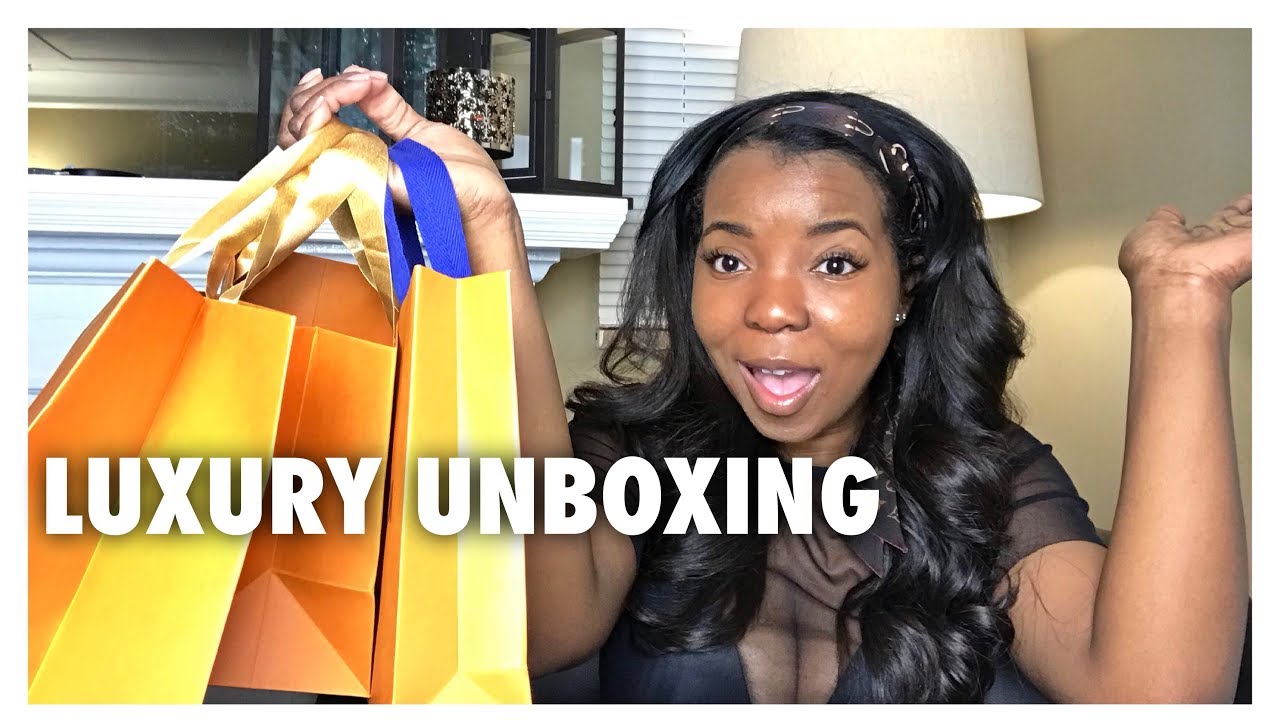 Luxury LV Unboxing 2018 | +Special Guest - YouTube