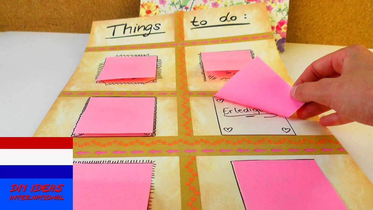"Things to do"-poster | lijst met afspraken & taken | organiseren ...