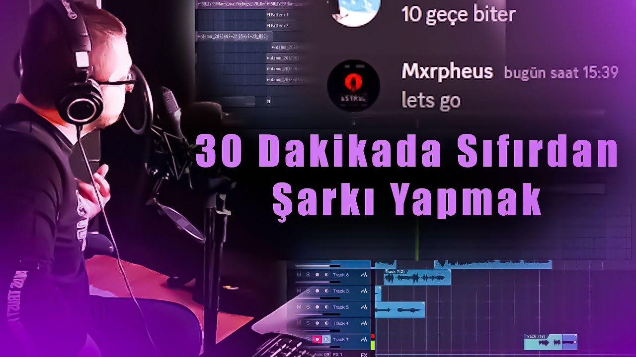 30 Dakikada Şarkı Bitirme Challenge ( Beat Dahil ) @mxrpheusnur - YouTube