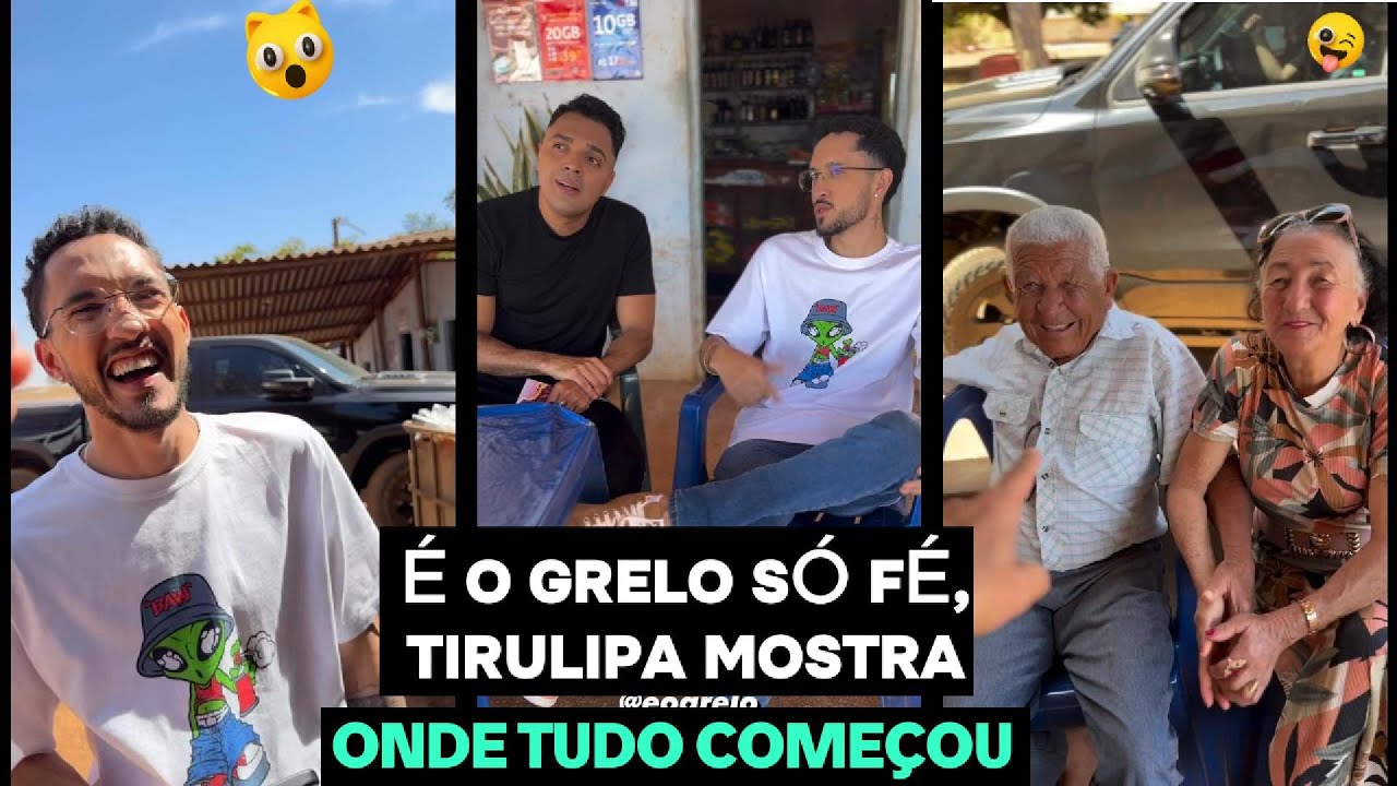 É O GRELO,TIRULIPA MOSTRA A LINDA HISTORIA DO CANTOR E COMPOSITOR A ...