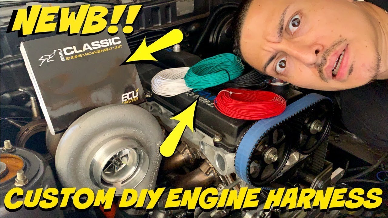 NEWB CUSTOM ECU MASTER EMU 7MGTE ENGINE HARNESS PART 1 (INTRODUCTION ...