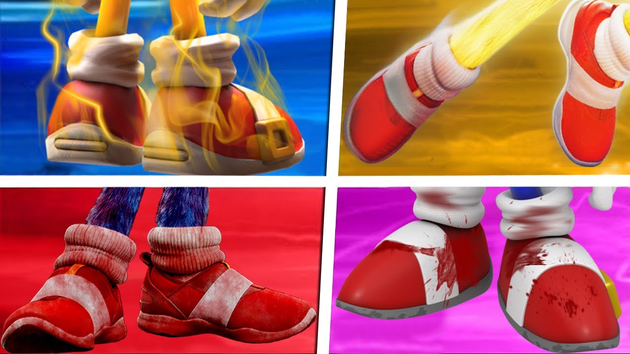 Sonic The Hedgehog Movie Choose Your Favourite Sonic Shoes (Sonic EXE ...