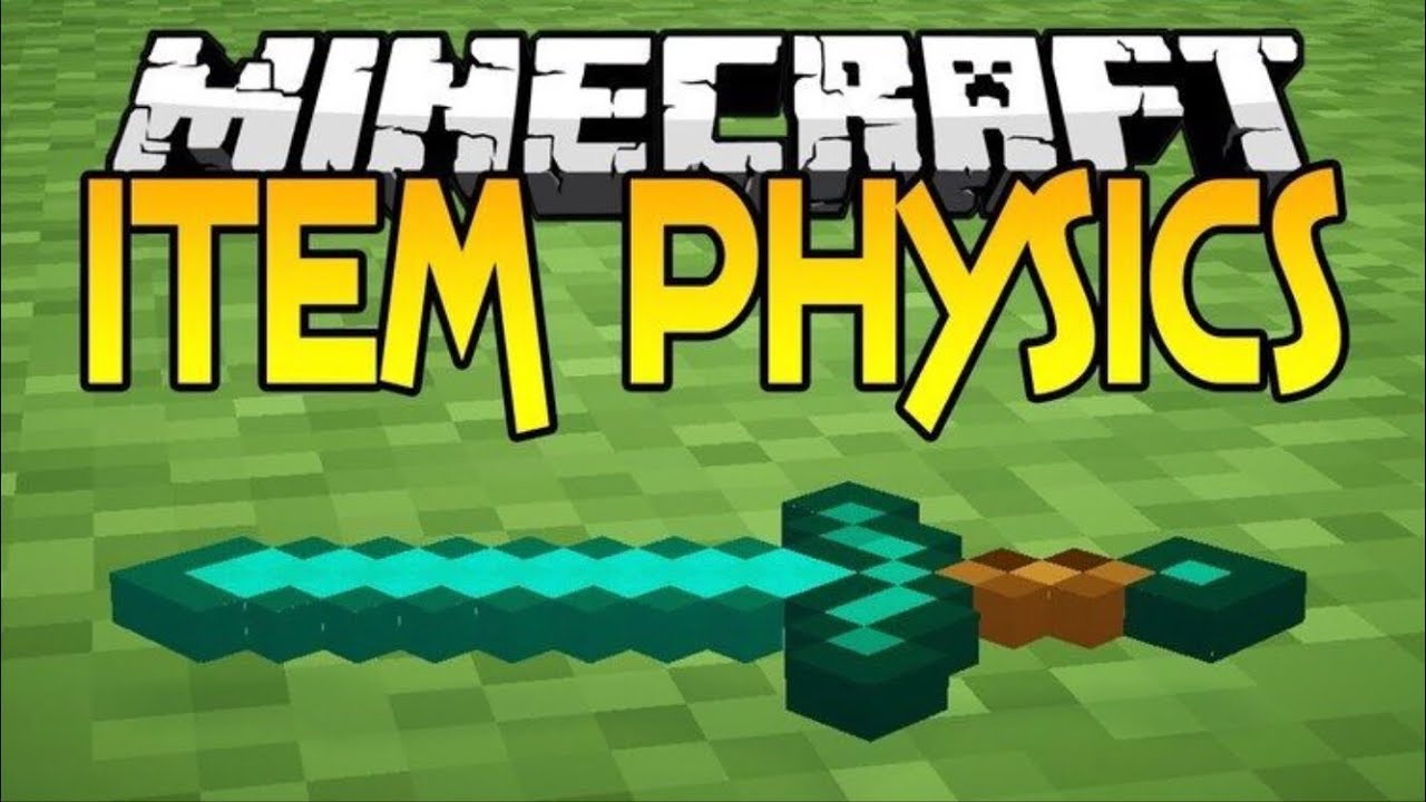 Minecraft - Drop-Item physics (3D looking items) - Mod Showcase - YouTube