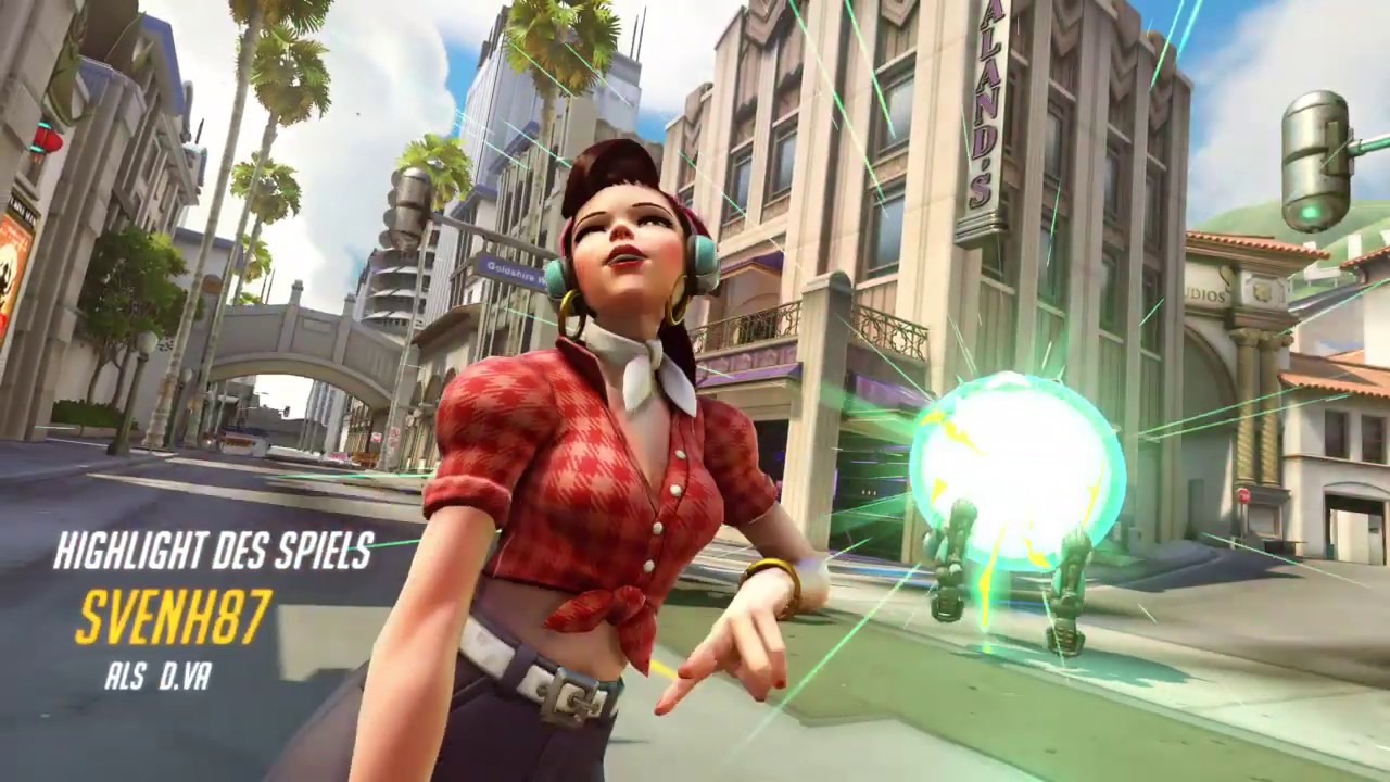Overwatch PS4 Highlight Dva Bombs - YouTube