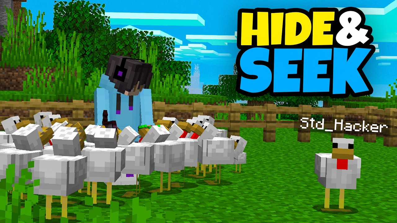Minecraft HIDE & SEEK But with MORPH | EXTREME HIDE & SEEK with MORPH ...