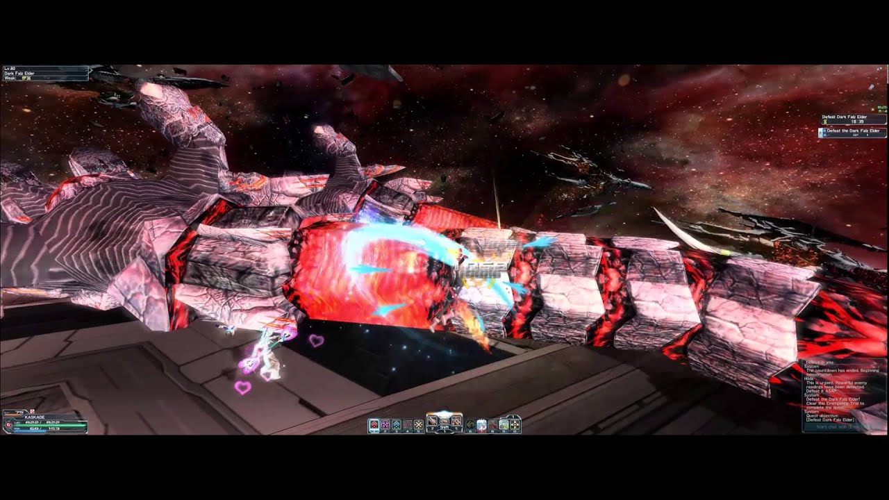 【PSO2】75/75 Bo/Hu XH Elder / ダークファルス・エルダ - YouTube