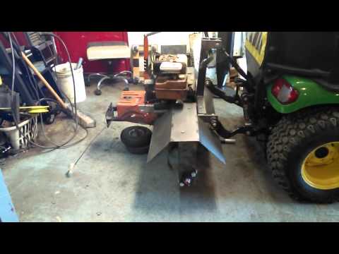Universal tiller, 3pt homemade - YouTube