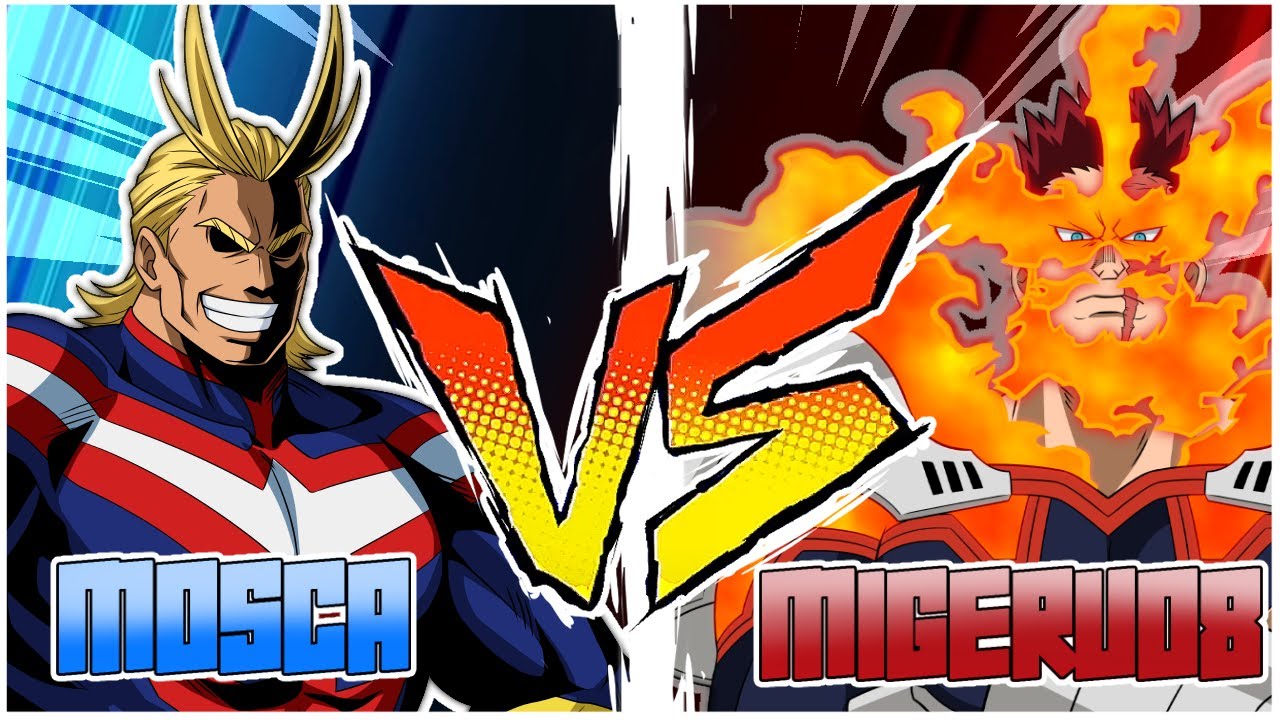 MY HERO ULTRA RUMBLE. The Saikou Showmatch ! Mosca VS Migeru - YouTube