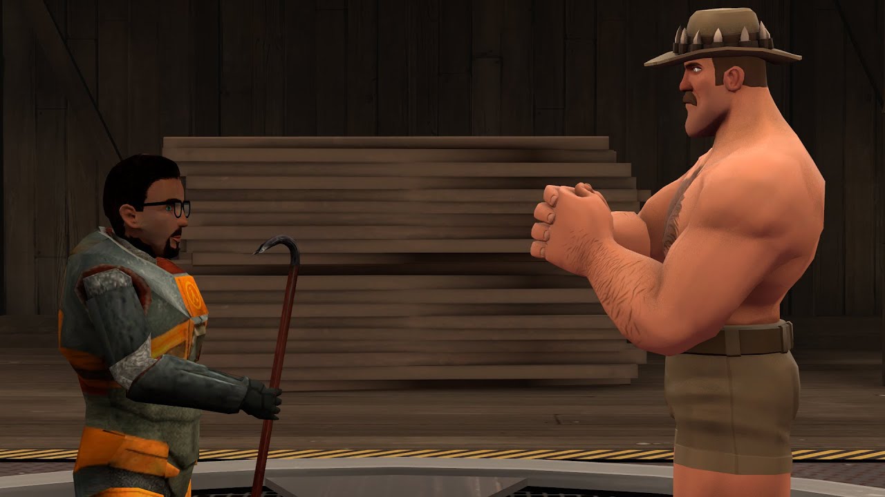 [Tf2] [FF2 - BvB] [Special Round]: Gordon Freeman and Saxton Hale rush ...