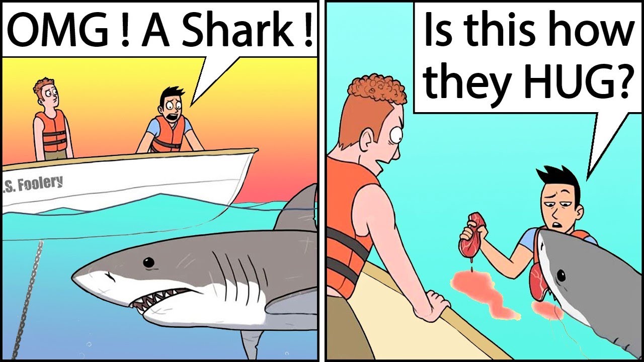 Shark Meme Hug Me