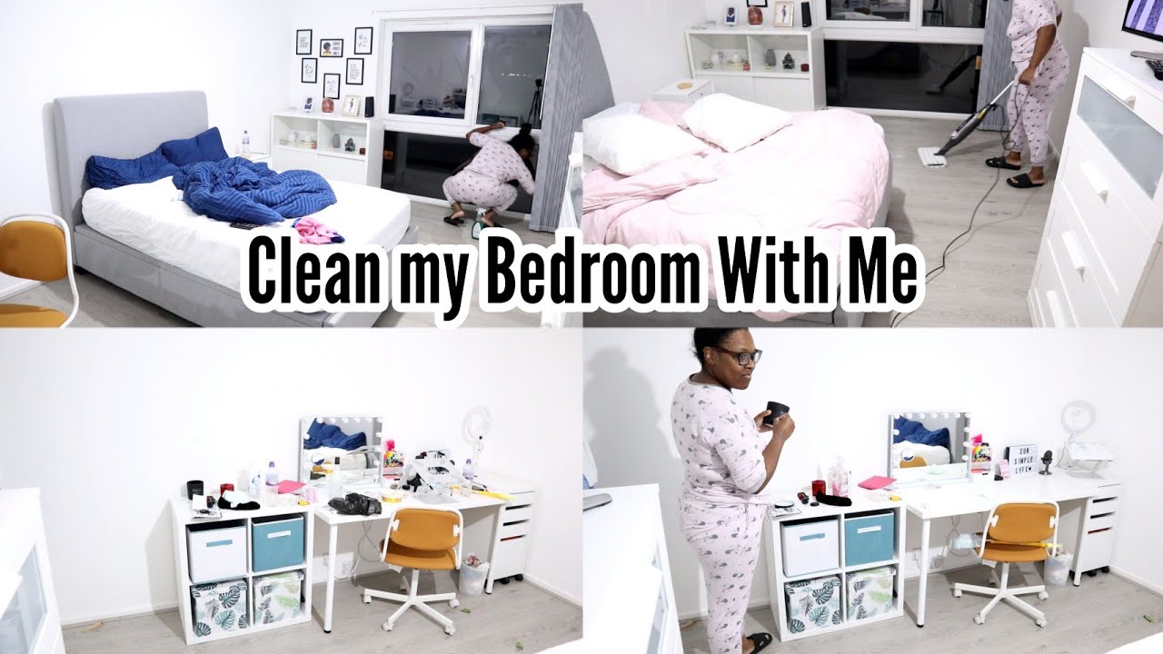 Clean With Me Deep Cleaning My Bedroom And Steaming The Floors Youtube
