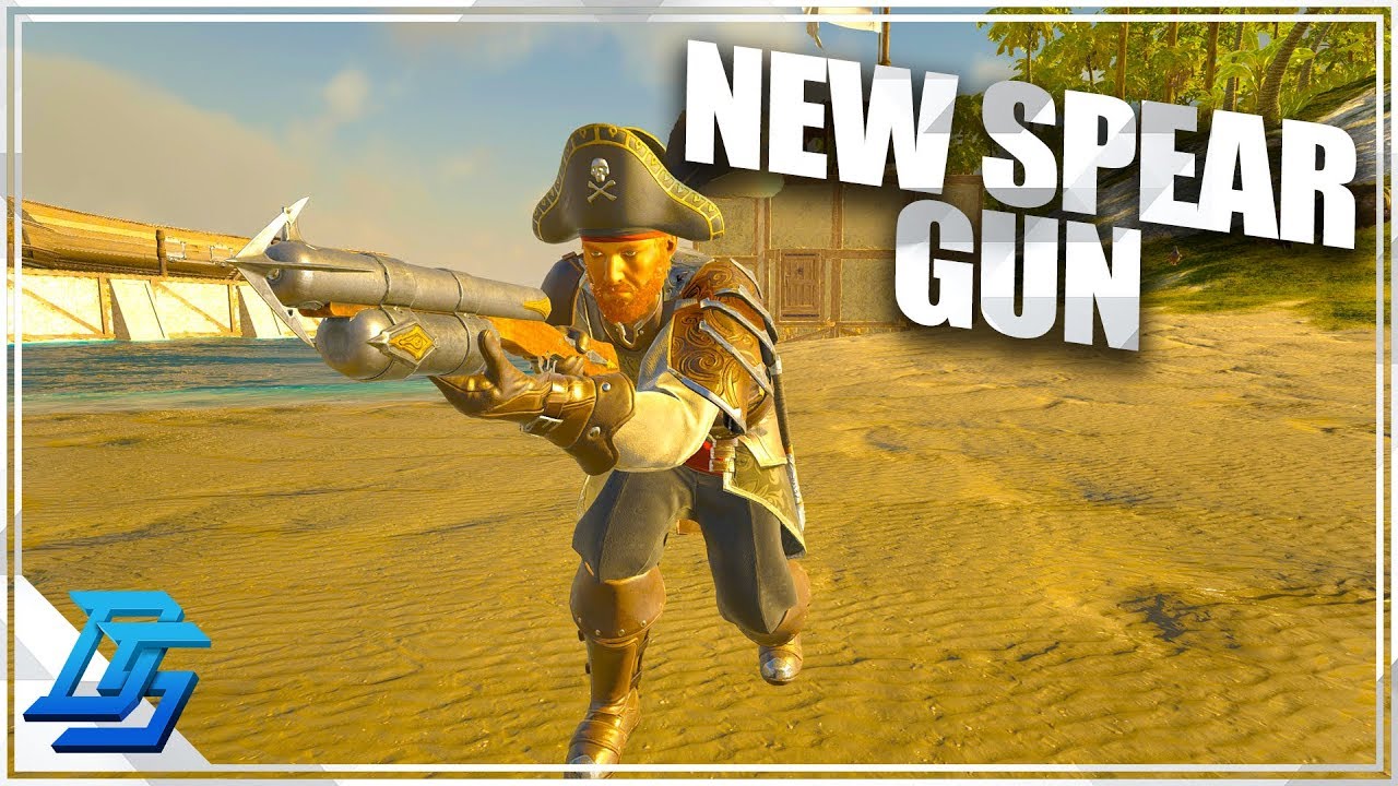 BUILDING CANNONS AND NEW SPEAR GUN - Atlas Gameplay - BLACKWOOD DLC ...