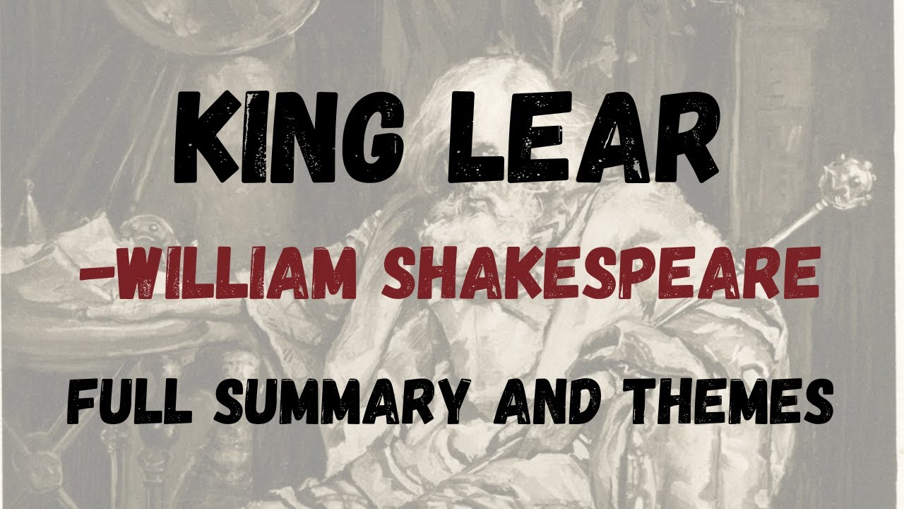 King Lear by William Shakespeare in Hindi| Detailed Summary in Hindi ...