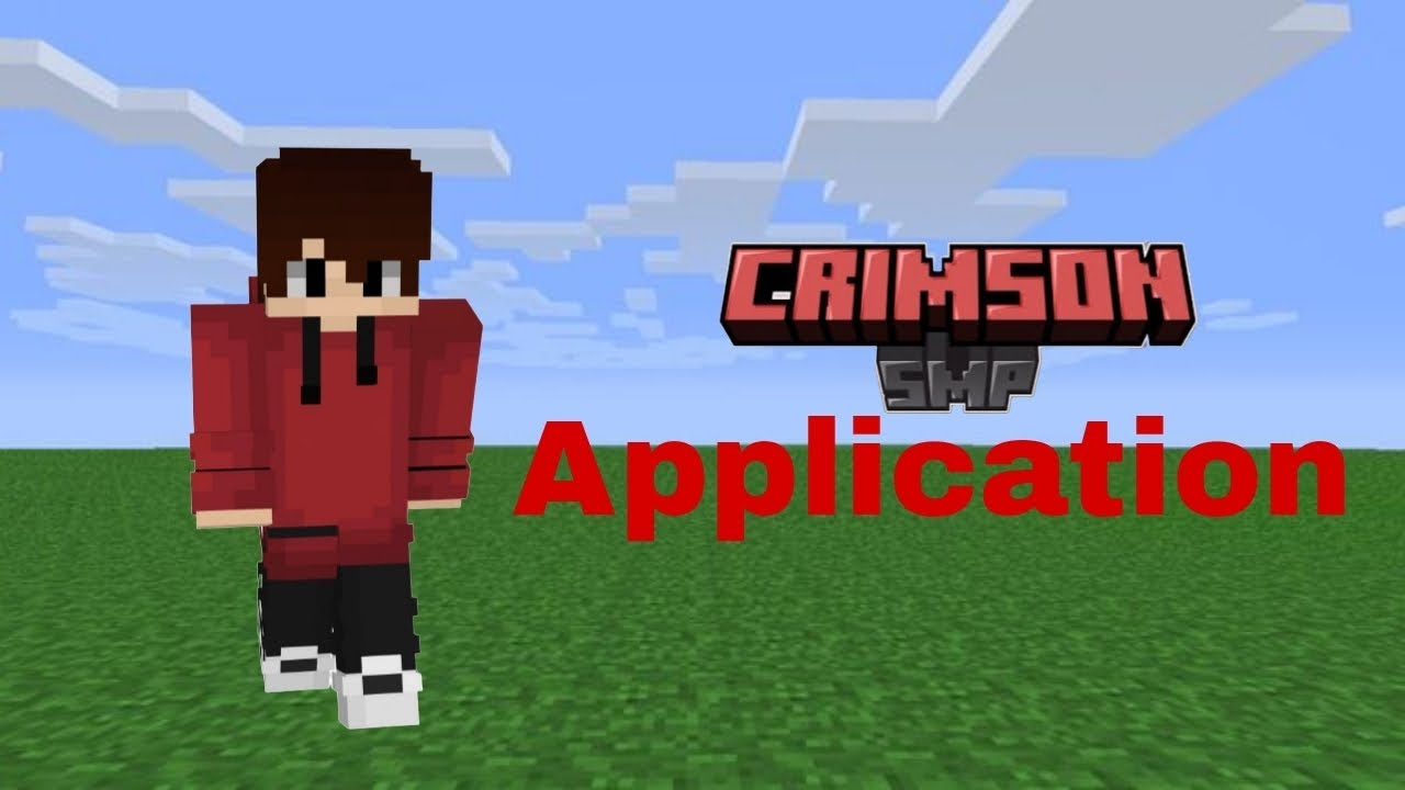 Application for crimson smp opening new lifesteal server - YouTube