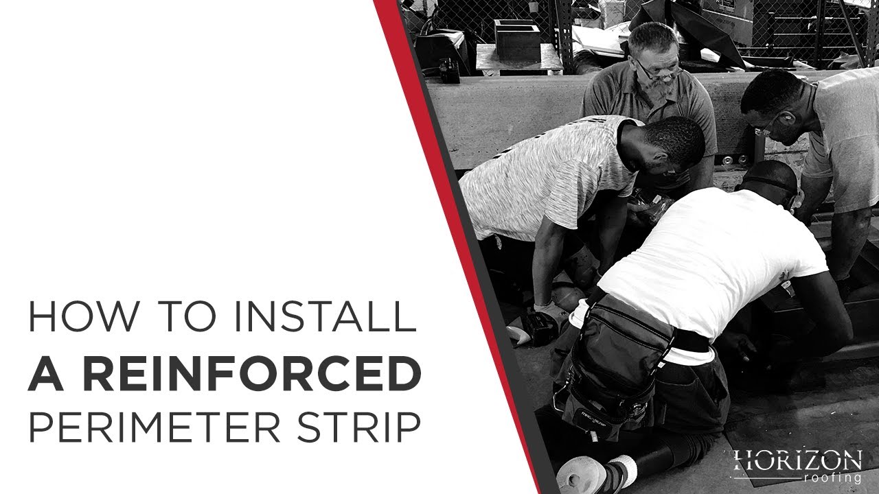 How to Install a Reinforced Perimeter Strip - YouTube