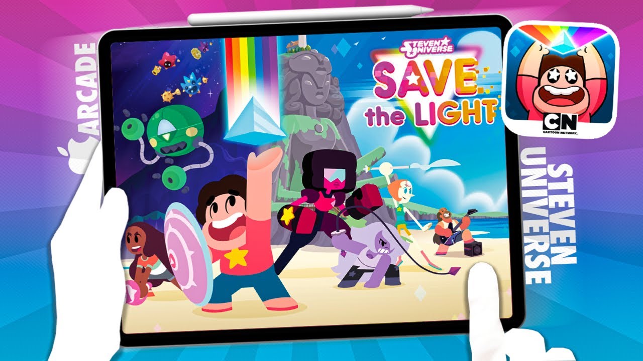 es fantastico este juego Steven Universe Libera la Luz Apple Arcade ...