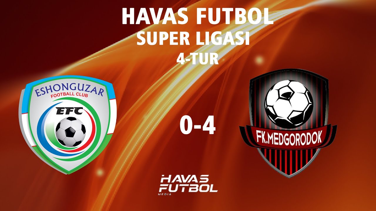 Havas SUPER Ligasi 4-TUR FC ESHONGUZAR 0-4 FC MEDGORODOK - YouTube