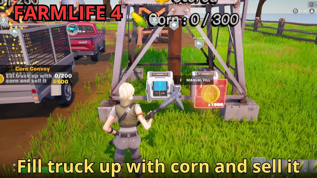 How to complete the quest Fill truck up with corn and sell it (short ...