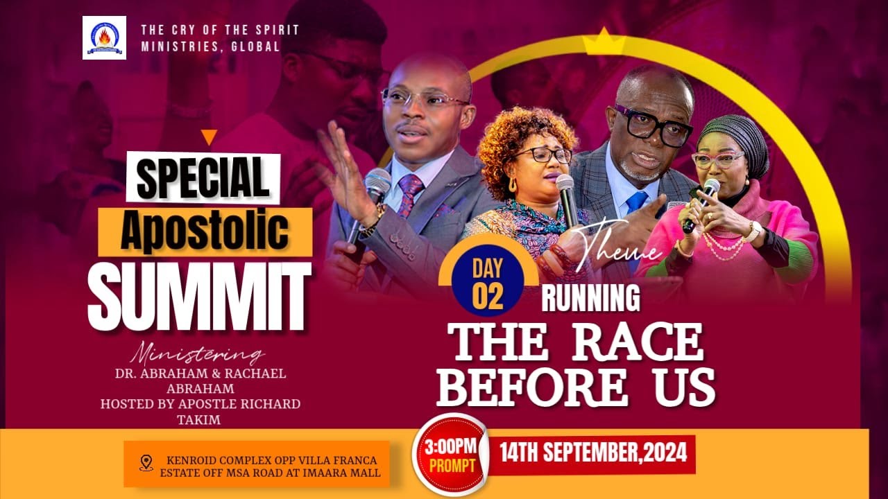 Apostle Takim| SPECIAL APOSTOLIC SUMMIT (WITH DR. ABRAHAM OLAYELE)-14 ...