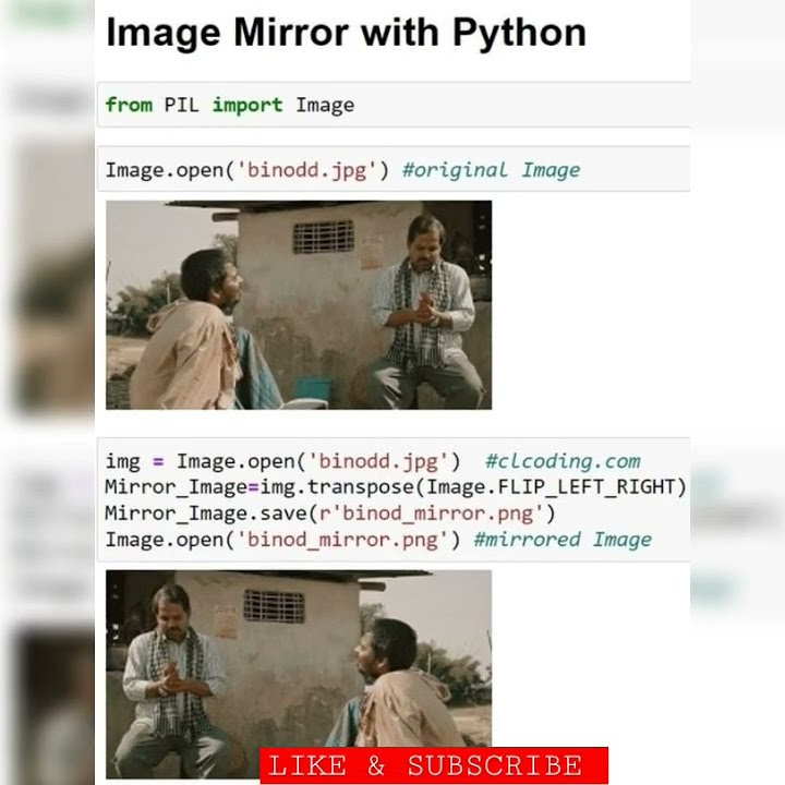 Mirror Image 🪞 Python Python Machinelearning Ai Iot Blockchain