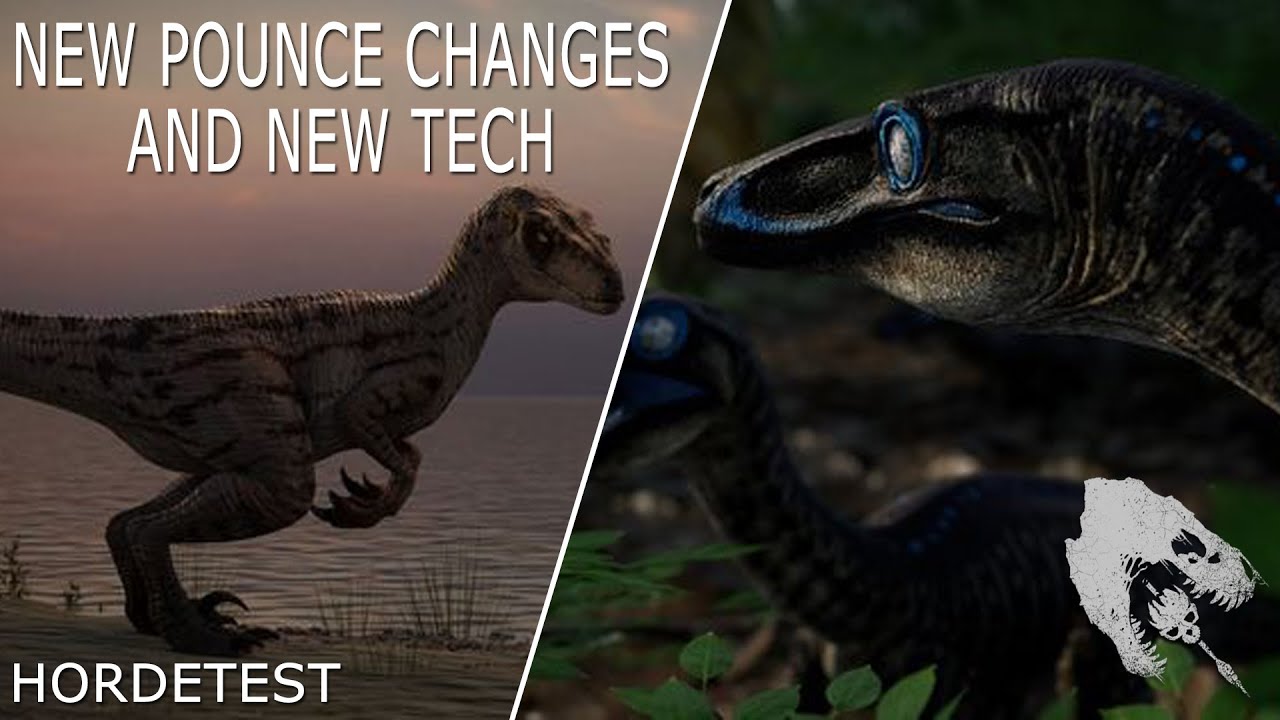 NEW POUNCE CHANGES AND NEW TECH | Raptor & Troodon - YouTube
