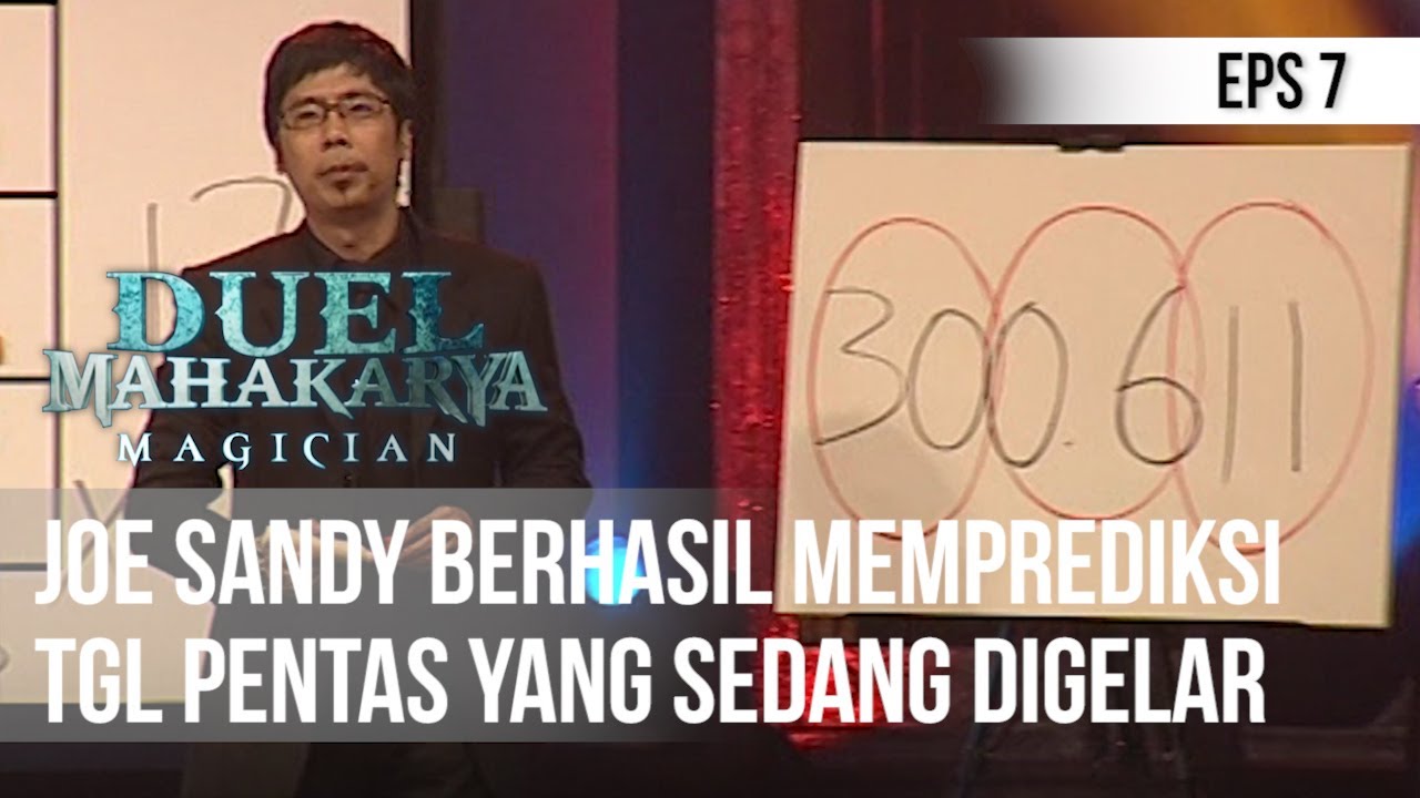 DUEL MAHAKARYA MAGICIAN - Joe Sandy Berhasil Memprediksi Tgl Pentas ...