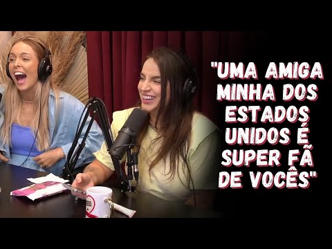 TAINÁ COSTA REVELA QUE SUA AMIGA, QUE MORA NOS EUA, É MUITO FÃ DA TATA E DA BOO