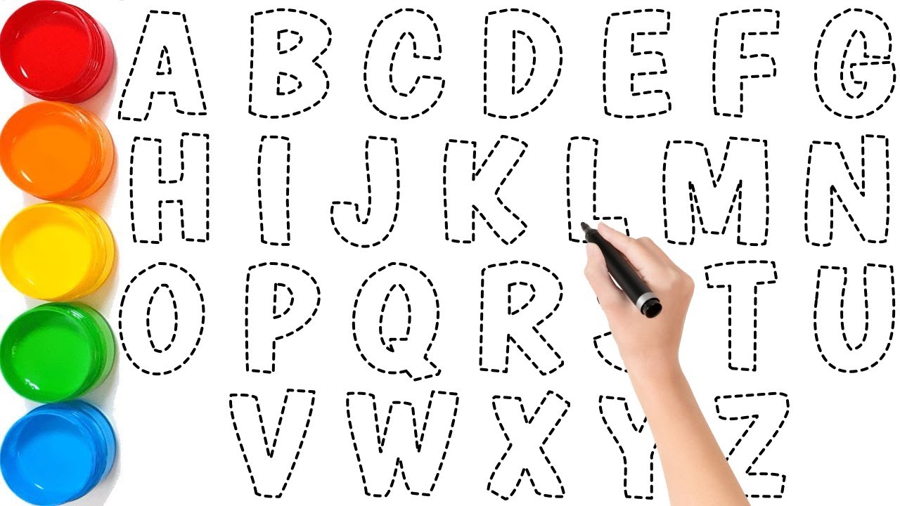 Phonics Song || Learn to Draw and Paint Alphabet A to Z Easy ...