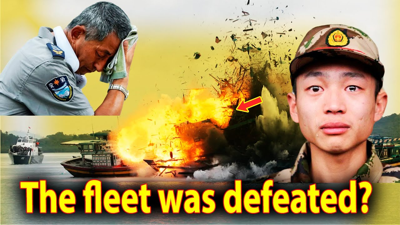 China's military disaster: fleet failed to reach Taiwan. Fleet destroyed on approach to Taiwan ...