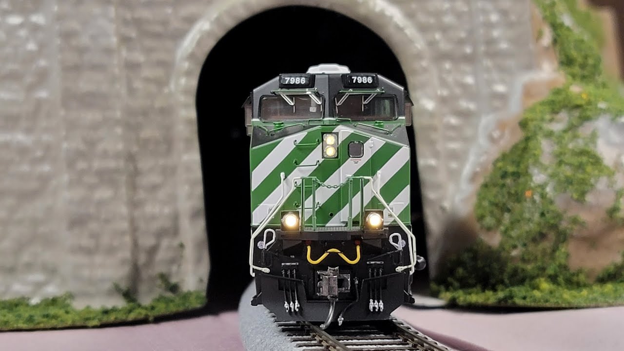 BN ES44 Hauling Mixed Freight Through The Mountains. #train #railway # ...