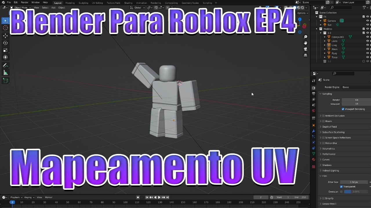 Blender para Roblox: Mapeamento UV (EP4) - YouTube