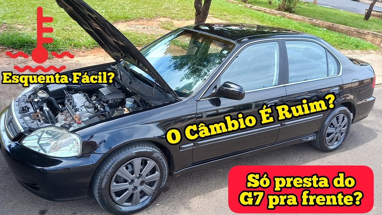 Só Ficou Bom A Partir Da Geração 7? Avaliação Honda Civic LX 1.6 1999 ...
