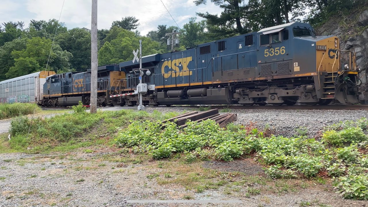CSX River Line 4K HD: CSX M434 - YouTube