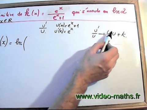 video : Primitive d'une fonction exponentielle - YouTube