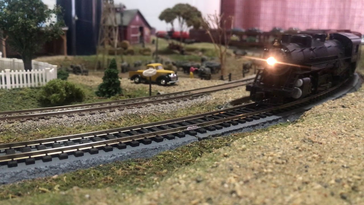 Rock Island 2-8-2 Mikado #2319 Pulling Mixed Freight Train - YouTube
