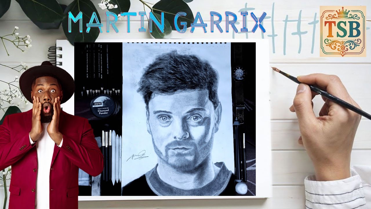 "MARTIN GARRIX" : A timelapse capture | Realistic portrait by The ...