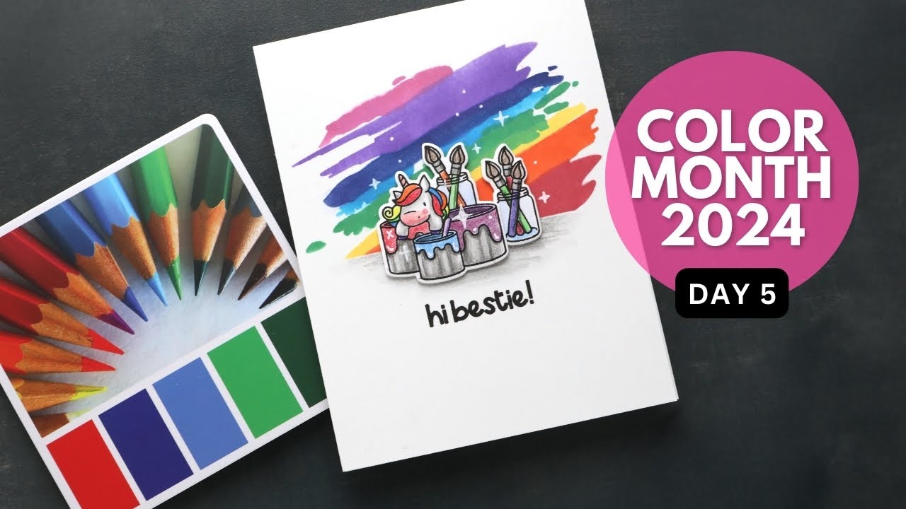 Color Month 2024 - Day 5 - Colored Pencil Coloring - YouTube