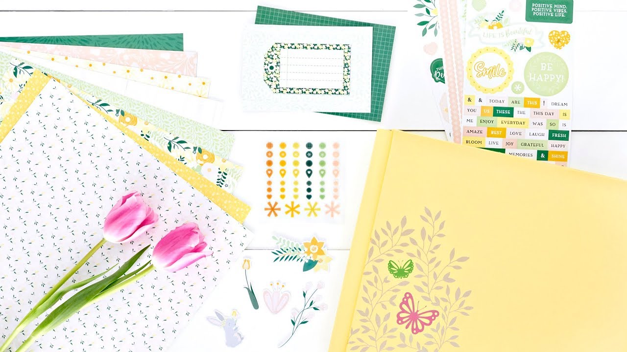 Simply Sunshine Spring Scrapbook Collection by Creative Memories - YouTube